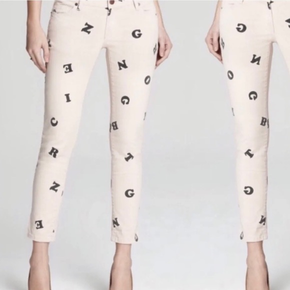 BCBGeneration | Jeans | Nwt Bcbg Generation Jasper Novelty Alphabet ...